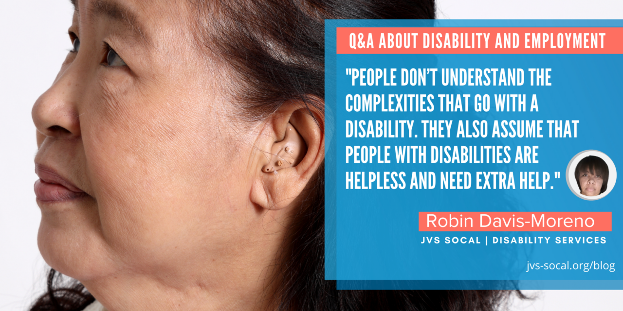 Q&A with Disability Services Professional Robin Davis-Moreno – NDEAM ...